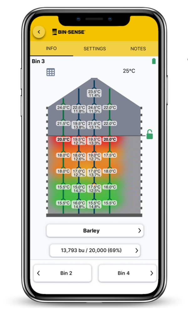 Bin-Sense Mobile App Updates – Bin-Sense Grain Storage Monitoring