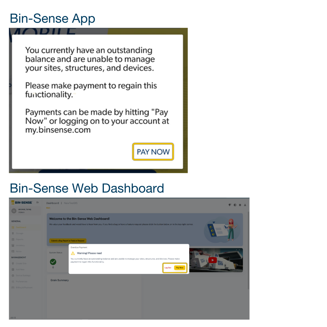 Subscription Plans Billing – Bin-Sense Grain Storage Monitoring